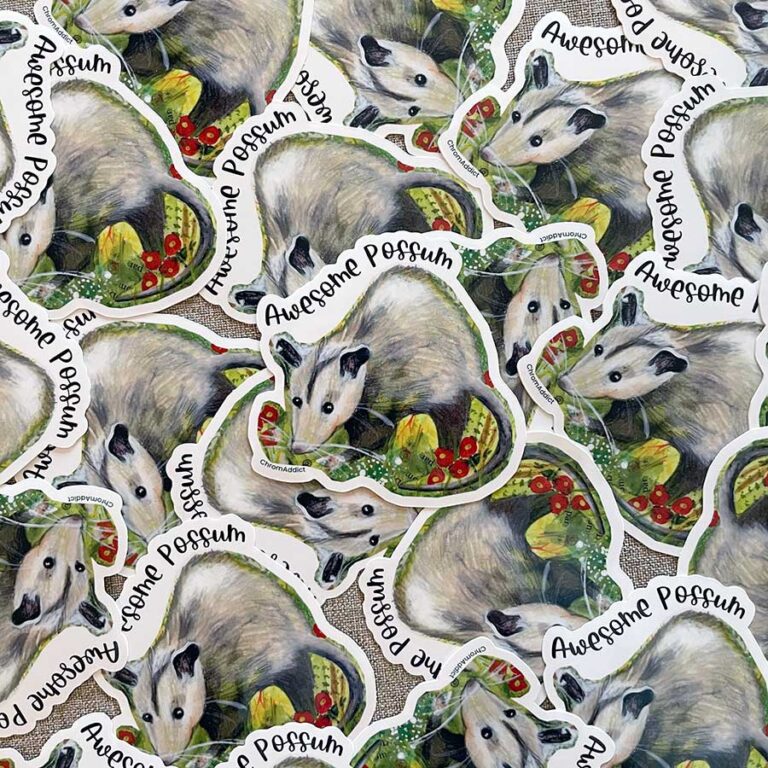 Sticker - Awesome Possum - ChromAddict