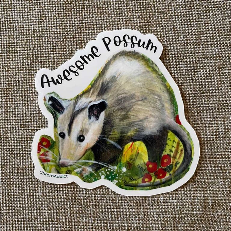 Sticker - Awesome Possum - ChromAddict
