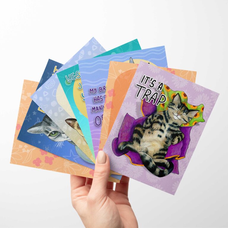 Sassy Cats Card Set - ChromAddict